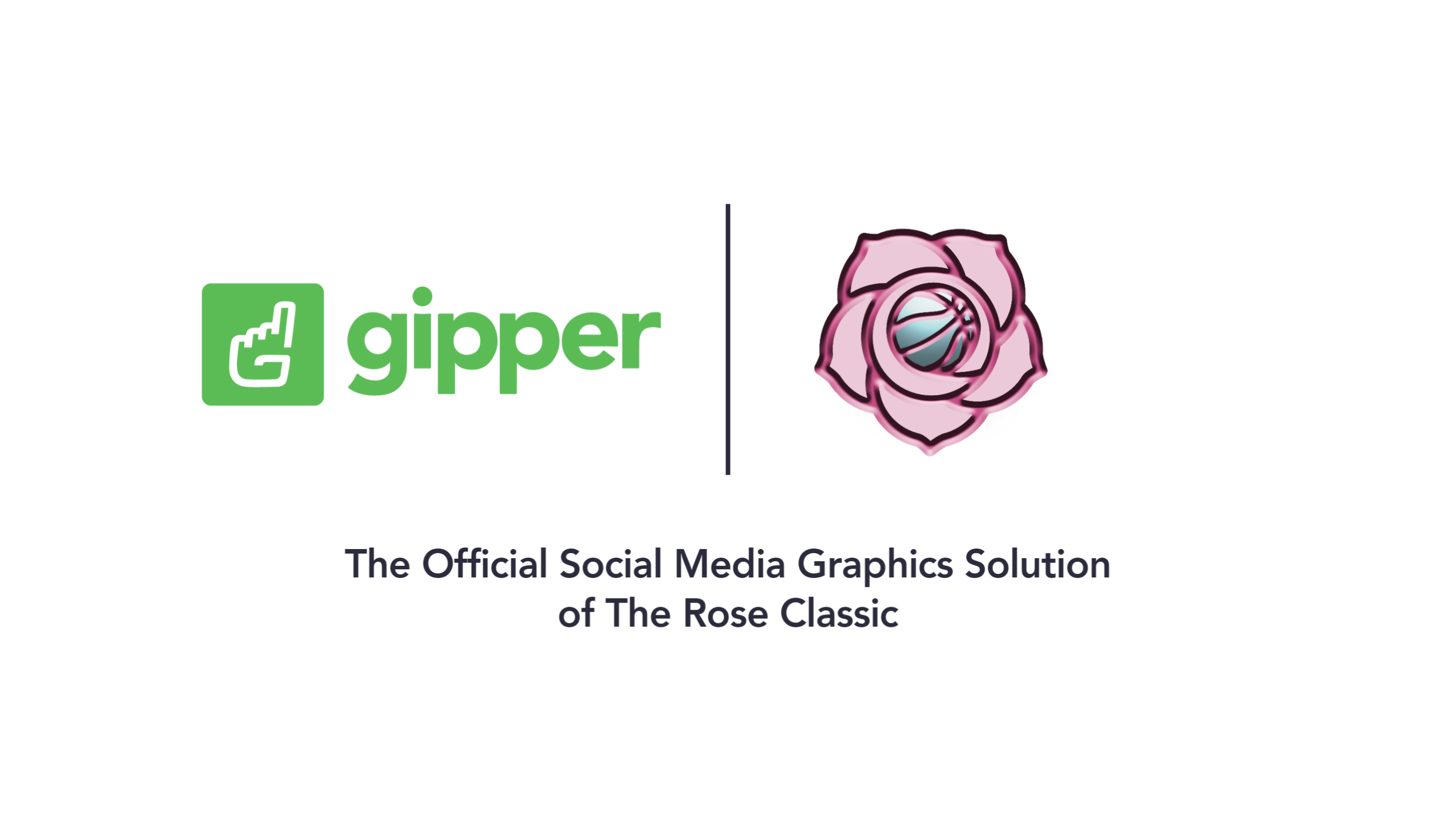 Gipper Signs Partnership To Become The Official Social Media Graphics Solution of The Rose Classic